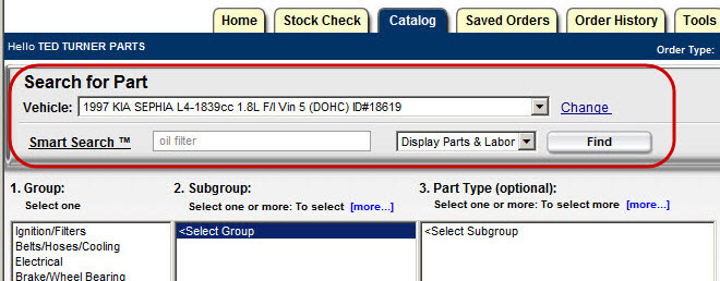 Searching for Parts and Labor